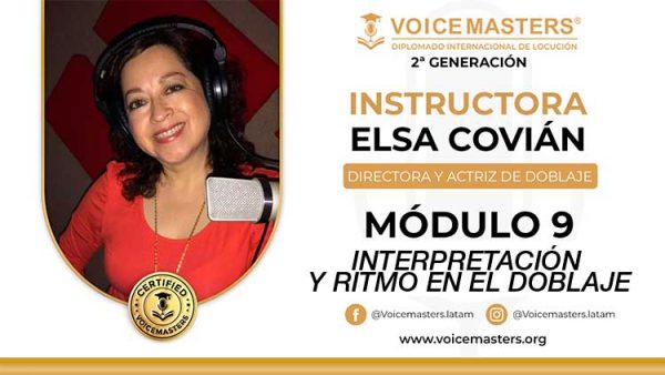 Sesión 21: Interpretación y ritmo en el doblaje con Elsa Covián ...